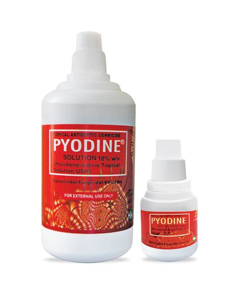 Pyodine Solution 60ml 450ml Healthcare Mandalar