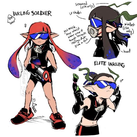 As Some Of You Suggested Here Are Some Enemy Inkling Concepts R