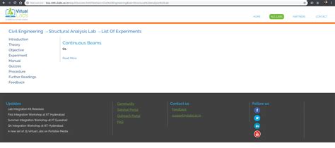 continuous beams quiz · issue 110 · virtual labs archive basic
