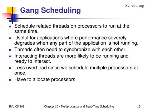 Ppt Chapter 10 Multiprocessor And Real Time Scheduling Powerpoint Presentation Id1613668