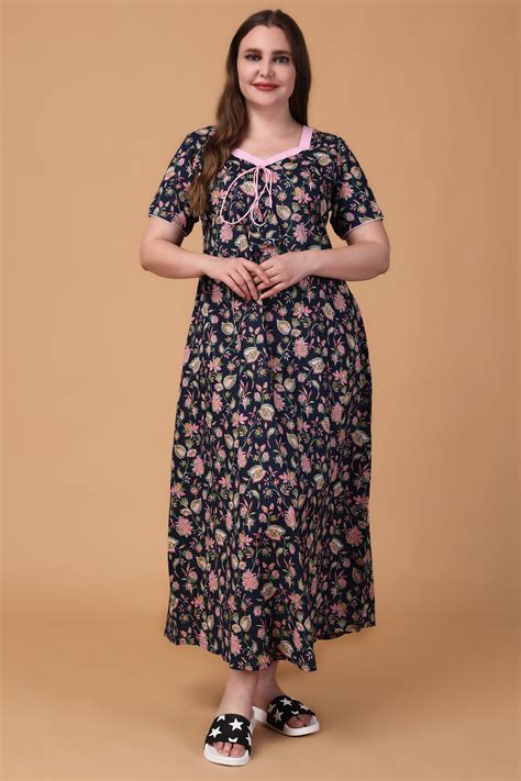 Buy Plus Size Night Gowns And Plus Size Nighty For Women Online Apella