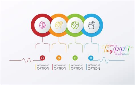 Curved Process Infographic PPT Infografia Frases