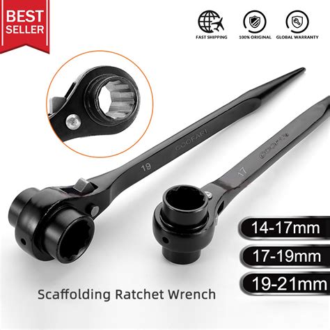 Scaffolding Ratchet Wrench Construction Site Ratchet Socket Wrench Point Tail Ratchet Wrench