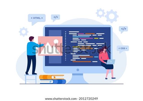 Web Development Programming Languages Css Html Stock Vector Royalty Free Shutterstock