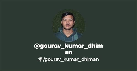 Gouravkumardhiman Instagram Linktree