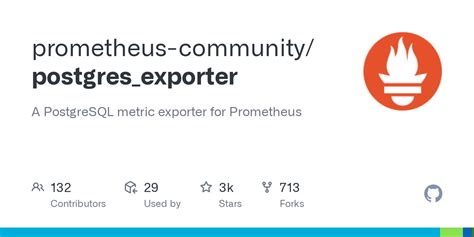 GitHub Prometheus Community Postgres Exporter A PostgreSQL Metric Exporter For Prometheus