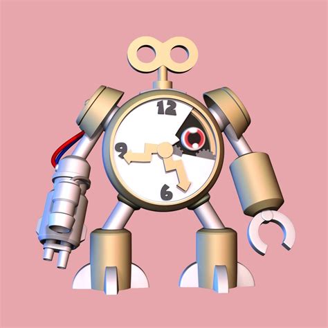 Digimon Clockmon Fan Art 3d Model 3d Printable Cgtrader