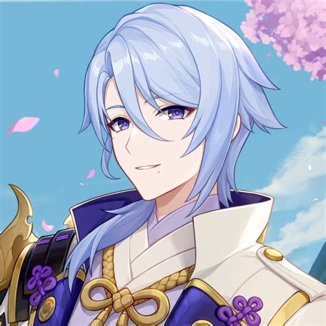 Ayato Icon Genshin Impact Disegni