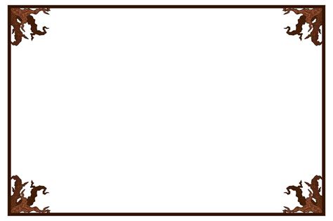 Tree Trunk Ornament Frame Border For Decoration Nature Theme Vector Art At Vecteezy