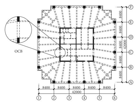 Typical Structural Plan Of The Framed Core Wall Structure A Original