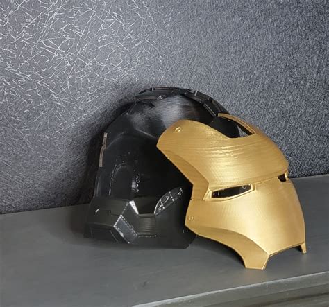 3d Printed Iron Man Helmet Etsy