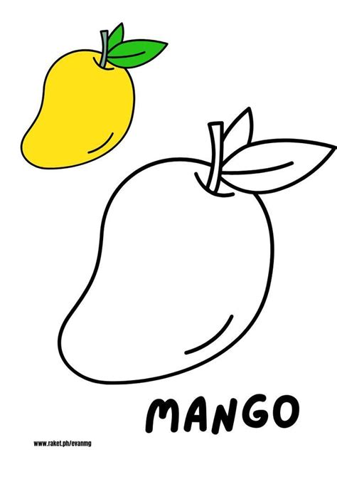 Best 13 Mango Coloring Pages Printable Artofit
