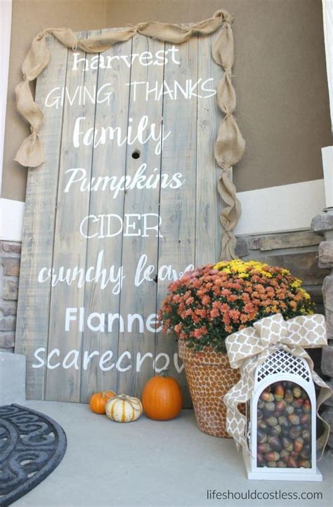 Rustic Fall Porch Decor Ideas