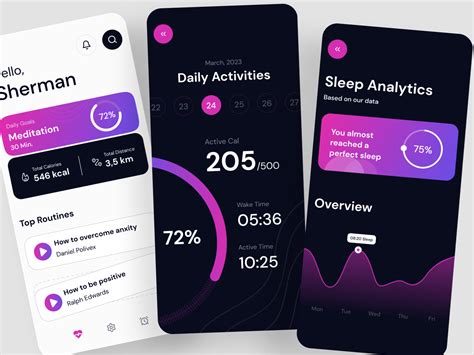 Meditation App Design Mobile App By Lazy Kar For Lazyinterface Ui Ux Team On Dribbble