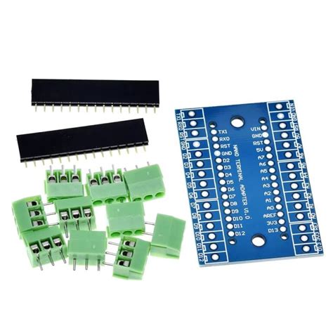 Arduino Nano Screw Terminal Expansion Board Shield Flux Electronix