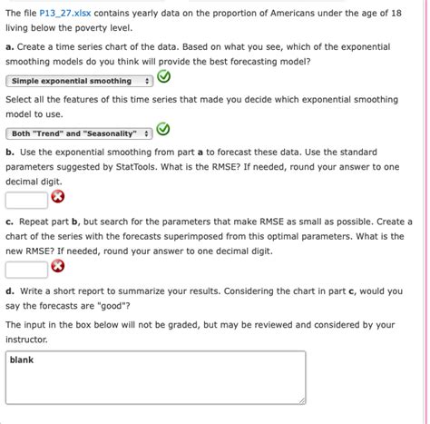 solved the file p13 27 xlsx contains yearly data on the