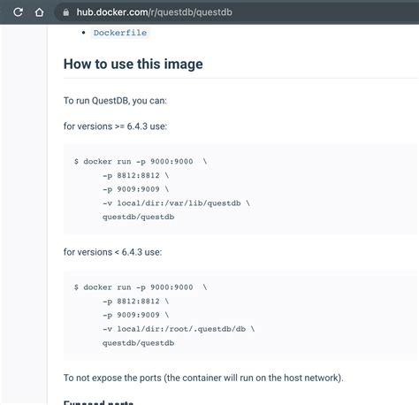 allow setting nf values or env vars · issue 80 · questdb questdb