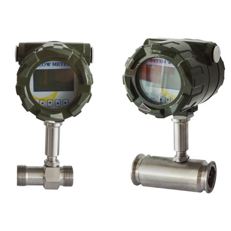 Threaded Connection Turbine Type Flow Meter For Small Pipes Detail Display Sino Insts