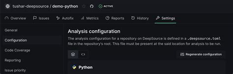 how to setup deepsource toml for initial code analysis help wanted deepsource discuss