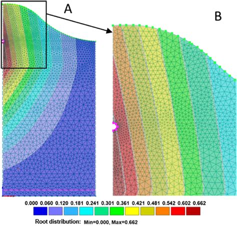 two dimensional finite element mesh domain in hyrus 2d 3d a with a