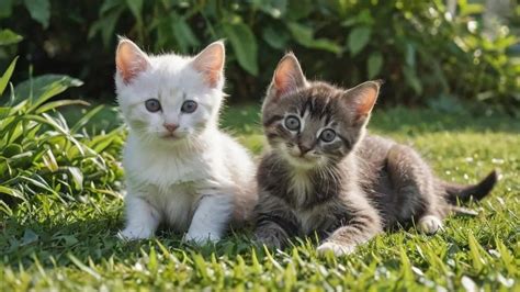 ویدیوی گربه و بچه گربه ناز نماشا