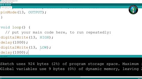 Tps Robotics Series Lesson 12 Testing An Arduino Board Youtube