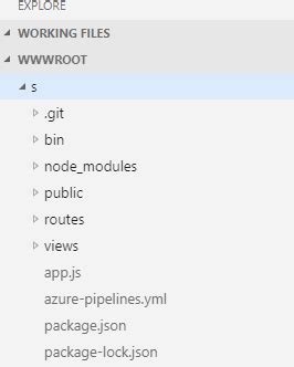 Node Js Pipeline Releases In Azure Devops Web App Service Deployed In Wrong Folder Stack