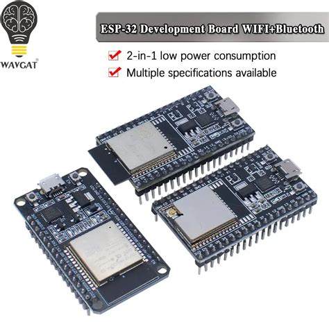 Placa De Desenvolvimento Esp32 Dual Core Wifi Bluetooth Consumo De