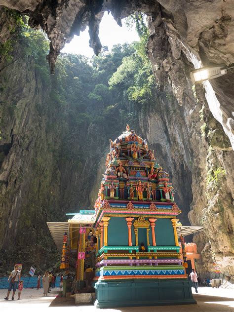 Batu Caves Prachtige Tempelgrotten Net Buiten Kuala Lumpur