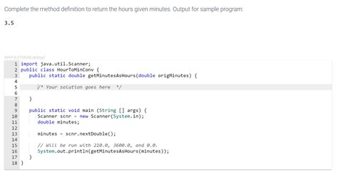 Solved In Java Complete The Method Definition To Return Chegg