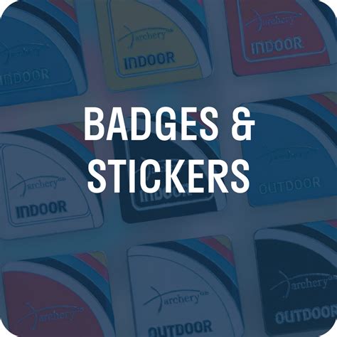 Badges And Stickers Archery Gb