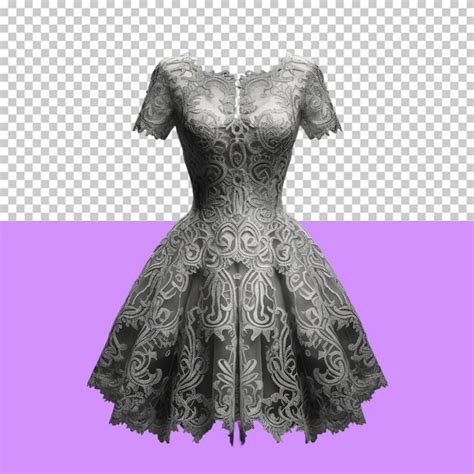 Premium Psd Lace Dress Isolated Object Transparent Background