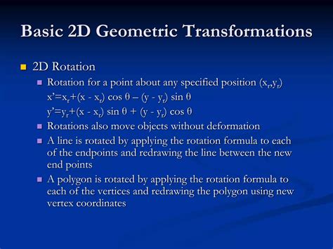 Computer Graphics Unit 2 Pptx