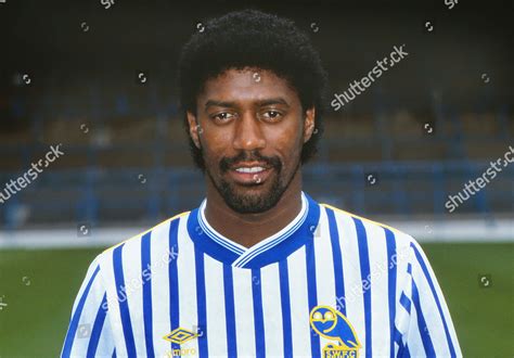 Mark Chamberlain Sheffield Wednesday Photocall 1987 Editorial Stock