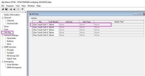 How To Set Up Retevis RT40 S One Touch Call And SMS Function