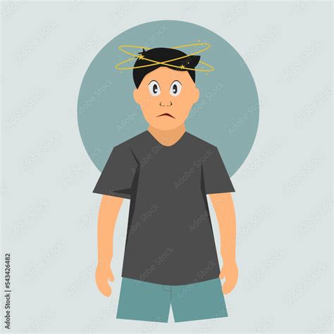 Dizziness Drug Side Effect Man Has Stars Flying Over His Head