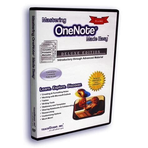 Mastering Onenote One Note Made Easy Training Tutorial V 2010