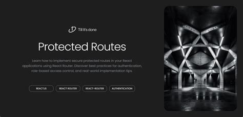 React Router And Protected Routes App Security