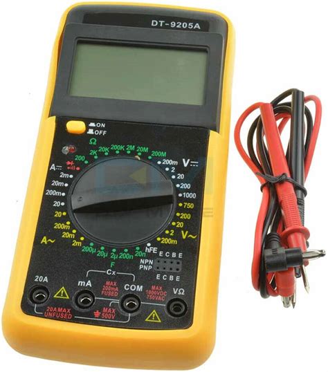 Generic Digital Multimeter Built In Lcd Over Surge Protection