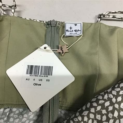 Angel Biba Womens Size Xs Mini Dress In Olive And Cream