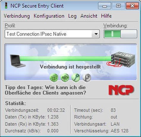 VPN Client Von NCP Mit Seamless Roaming Und LTE Support
