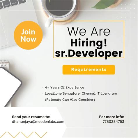 Dhanunjaya Reddy On Linkedin Hiring Developerjobs Careeropportunity Techjobs Bangalore