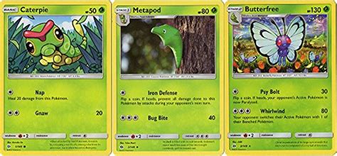 Buy Pokemon Evolution Set Butterfree 3 149 Metapod Caterpie