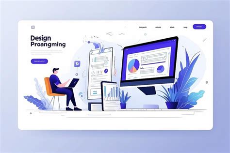 Premium Photo Gradient Ui Ux Landing Page