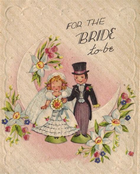 Vintage Brides Vintage Bridal Shower Vintage Bridal Bridal Shower Cards