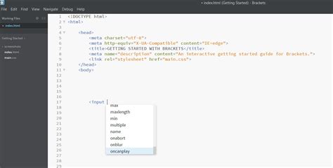 Quick Menu Shows Maximum 50 Suggestions Issue 13637 Adobe Brackets