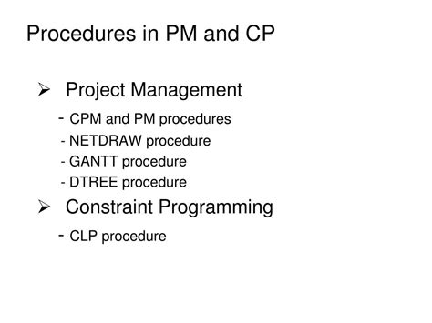 ppt optimally scheduling resource constraint project using sas or