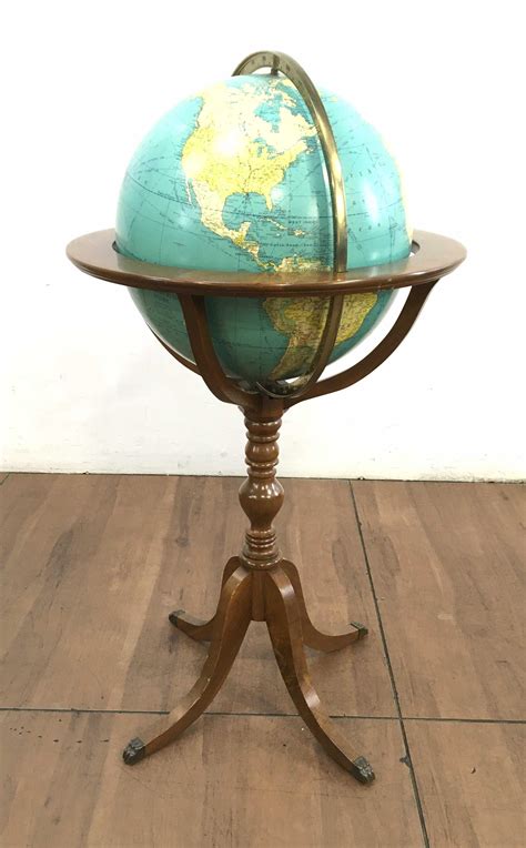 Lot Rand Mcnally Duncan Phyfe Style World Globe