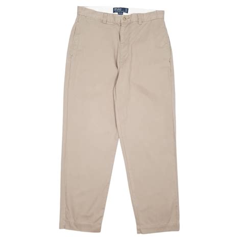 Polo Ralph Lauren Philip Pant 90s Chino Trousers Brown Mens W33 L30
