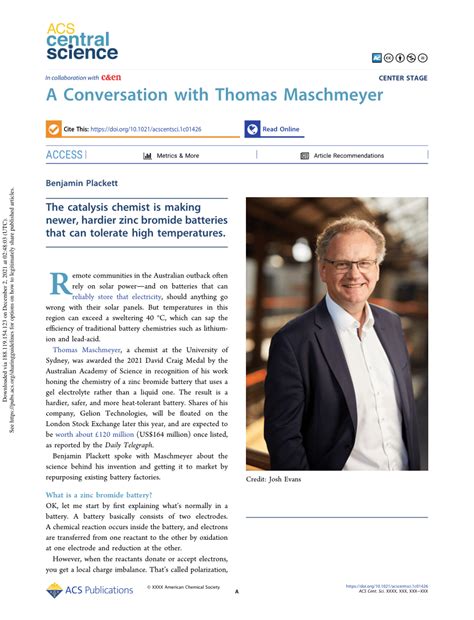 Pdf A Conversation With Thomas Maschmeyer